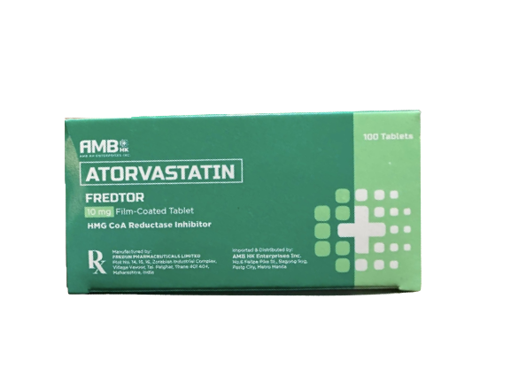 Buy Fredtor atorvastatin 10mg film-coated tablet 1's online with MedsGo ...
